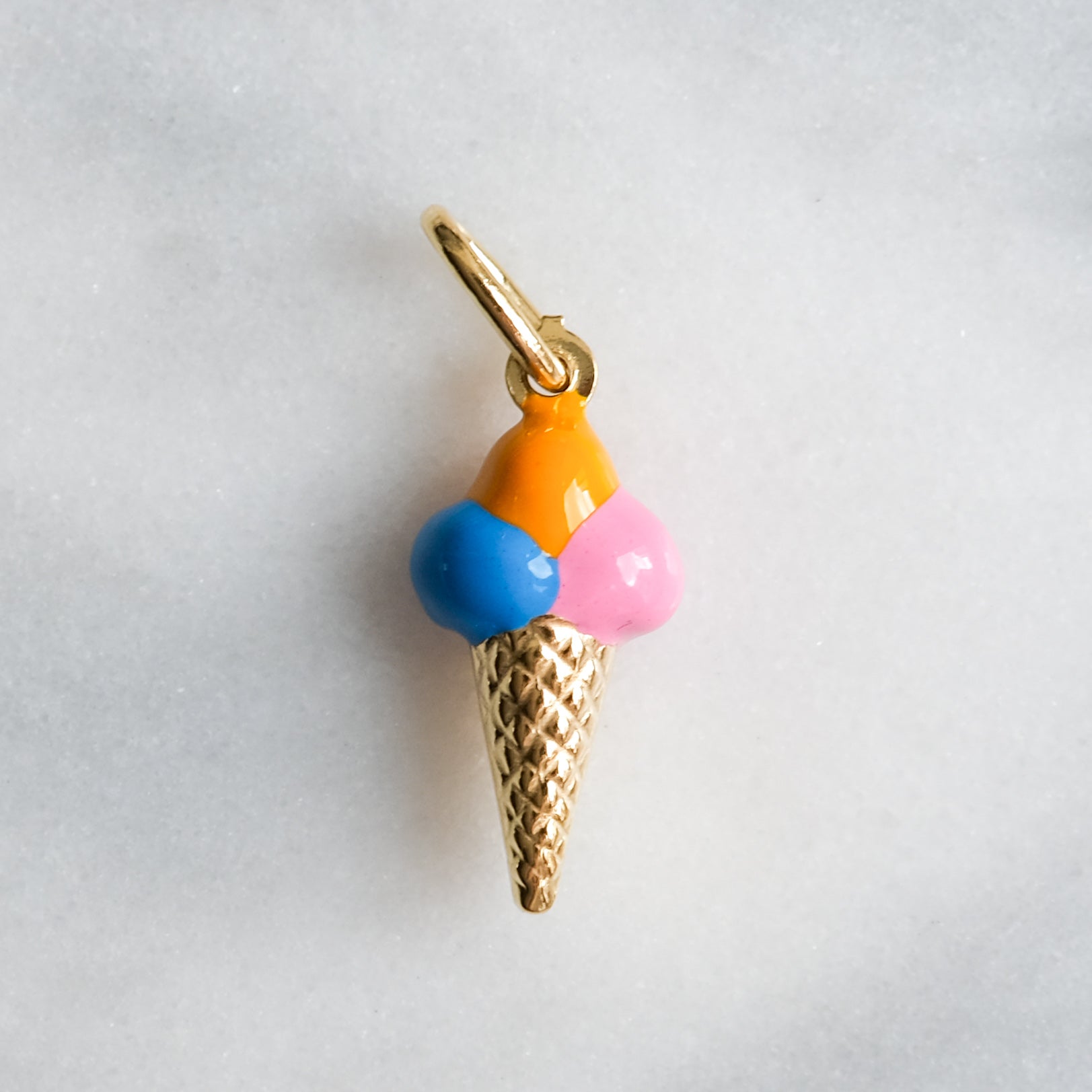 Vintage Enamel Ice Cream Charm | Eye of the Cat Jewellery